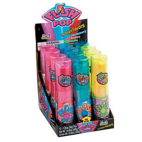 Kidsmania Flash Pops 12 Count | Online Candy Store Canada – Candyonline.ca