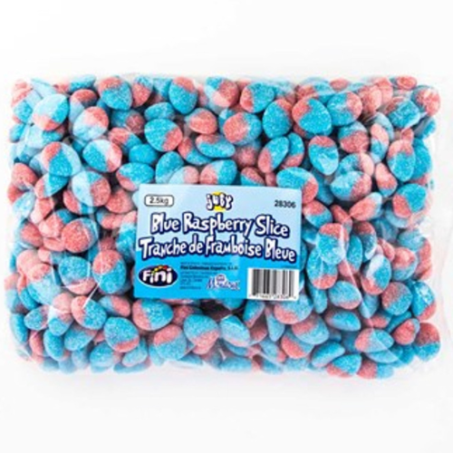 Blue Raspberry Slices Bulk 2.5 kg – Candyonline.ca