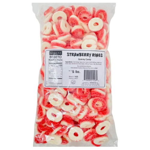 Kervan Strawberry Gummy Rings | Wholesale Candy Canada – Candyonline.ca