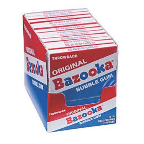 Bazooka Throwback Original 12 Pack | Online Candy Shop Canada ...