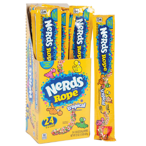 Nerds Ropes Tropical 24 Count | Novelty Candy Canada – Candyonline.ca
